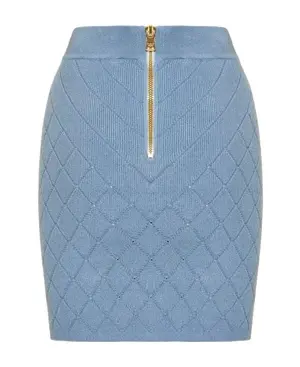 Balmain Pattern-jacquard Miniskirt