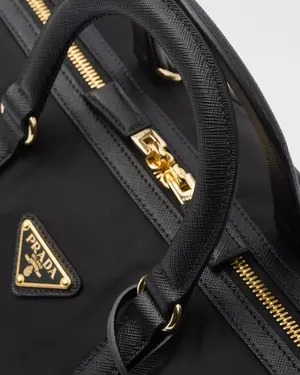 Prada Re-edition 1978 Medium Re-nylon And Saffiano Leather Top-handle Bag