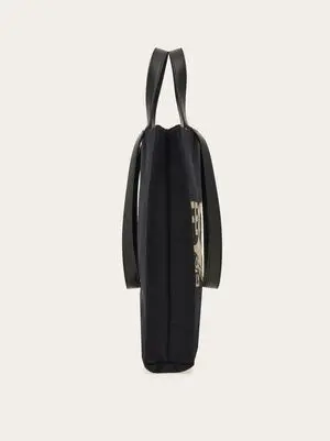 FERRAGAMO Large Logo Jacquard Shoulder Bag