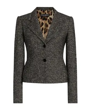 Dolce & Gabbana Mélange Effect Tailored Jacket