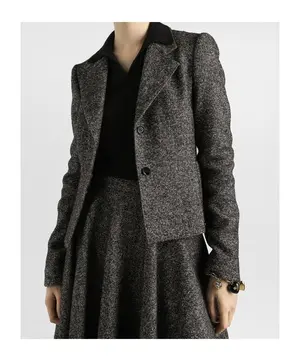 Dolce & Gabbana Mélange Effect Tailored Jacket