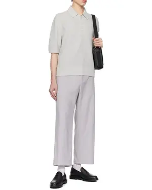 Thom Browne Pebble Leather Messenger Bag - Black