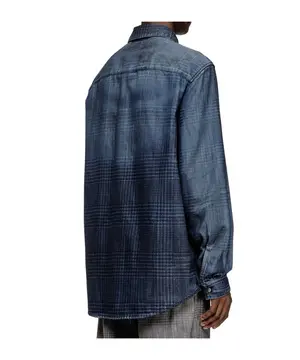 DIESEL® Prince Of Wales Denim Shirt