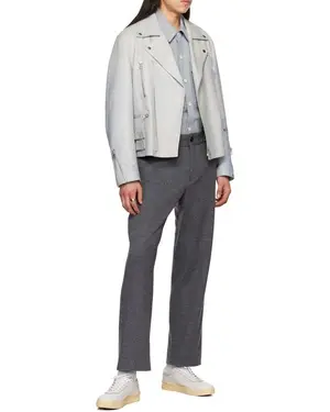 JIL SANDER Eldorado Zip Biker Jacket - White