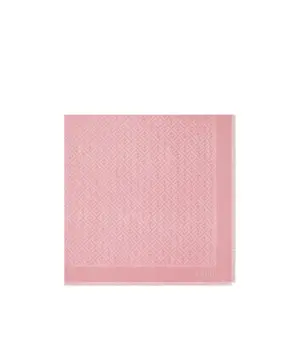 Fendi Ff Jacquard Fringed-edge Scarf - Pink