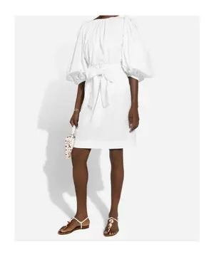 Dolce & Gabbana Puff-sleeve Cotton Dress