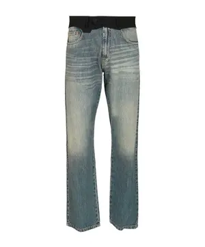 MAISON MARGIELA Belt Loop Jeans - Blue