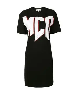 Alexander McQueen Printed Short Sleeve Dress