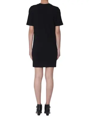 Alexander McQueen Printed Short Sleeve Dress