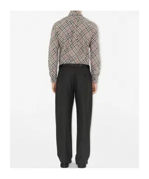 Burberry Long Sleeved Checked Shirt