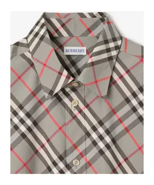 Burberry Long Sleeved Checked Shirt