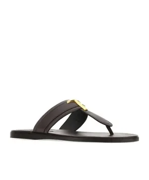 TOM FORD Logo-plaque Flat Slides
