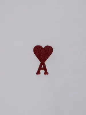 AMI Paris De Coeur Long Sleeve T-shirt - White