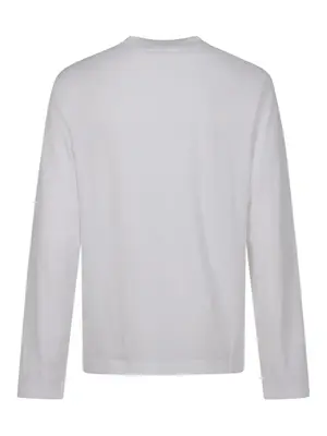 AMI Paris De Coeur Long Sleeve T-shirt - White