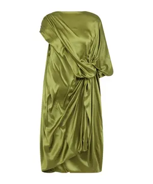 Dries Van Noten Draped One-shoulder Maxi Dress
