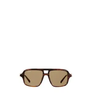 Gucci Navigator Frame Sunglasses - Brown