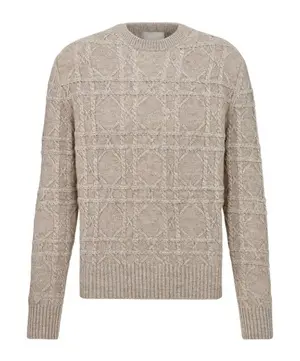 Dior Icons Cannage Jumper - Nude