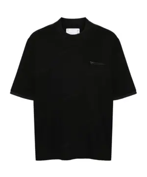 Sacai Zipped Pocket Jersey T-shirt