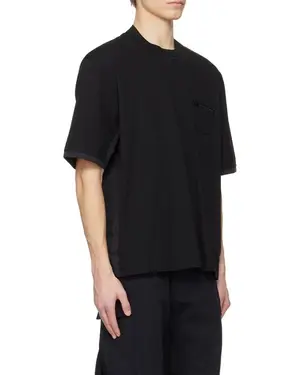 Sacai Zipped Pocket Jersey T-shirt