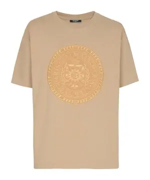 Balmain Embroidered Médaille T-shirt - Nude