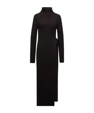 Moncler Jil Sander Wool Turtleneck Dress