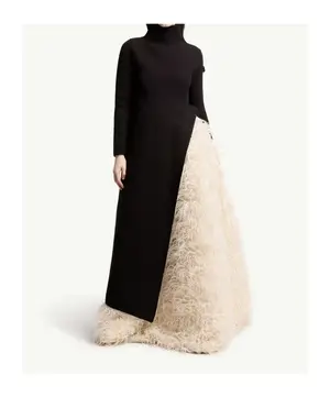 Moncler Jil Sander Wool Turtleneck Dress