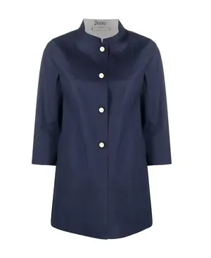 Herno Band Collar 3/4 Sleeve Jacket