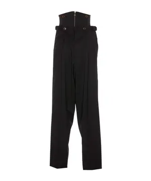 VIVIENNE WESTWOOD Zip-up Pleated Trousers - Black