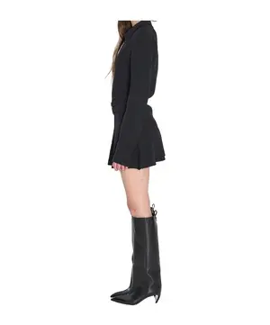 Attico V-neck Mini Dress