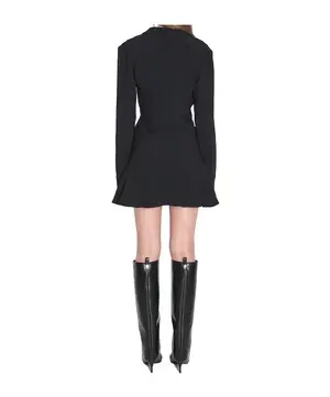 Attico V-neck Mini Dress