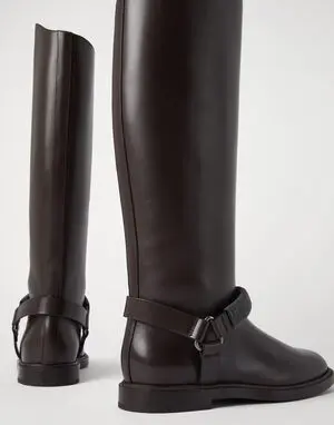 Brunello Cucinelli Knee-high Monile Boots