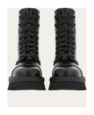 FERRAGAMO Chunky Lace-up Combat Boots