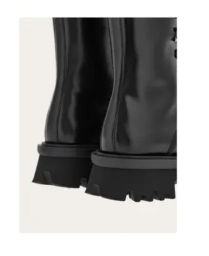 FERRAGAMO Chunky Lace-up Combat Boots