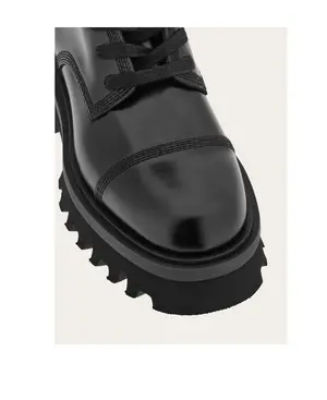 FERRAGAMO Chunky Lace-up Combat Boots