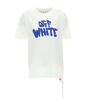 Off-White Logo Print T-shirt - White