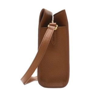 Burberry Logo Printed Twist-lock Crossbody Bag - Hazelnut Brown