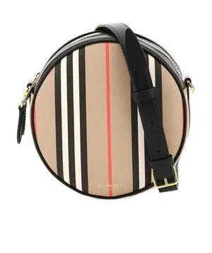 Burberry Louise Icon Stripe Crossbody Bag - Nude