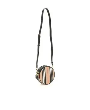 Burberry Louise Icon Stripe Crossbody Bag - Nude