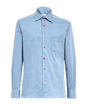 Kiton Long-sleeved Shirt - Blue