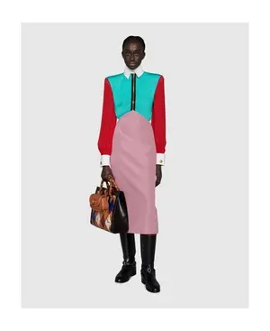 Gucci High-waisted Midi Skirt