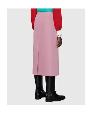 Gucci High-waisted Midi Skirt