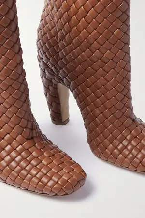 Bottega Veneta Woven Ankle Boots