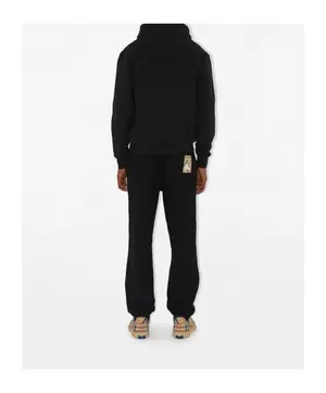 Burberry Check Appliqué Straight-leg Track Pants