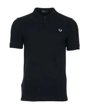 Fred Perry Laurel Wreath-embroidered Short-sleeved Polo Shirt - Blue