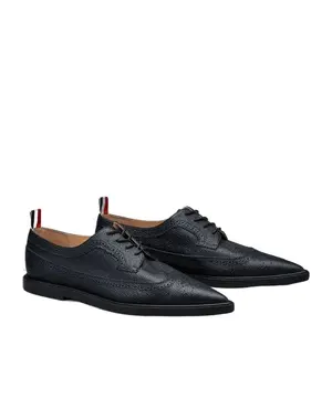 Thom Browne Pointed-toe Leather Brogues