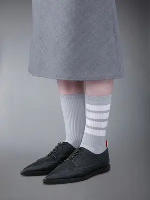 Thom Browne Pointed-toe Leather Brogues