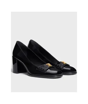 Celine Patent Calfskin Lily Triomphe Pumps