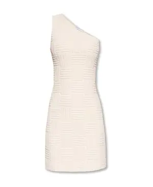 Bottega Veneta Jacquard One-shoulder Mini Dress