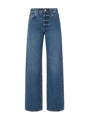 ANINE BING Belt-loop Jeans - Blue