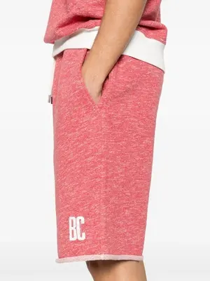 Brunello Cucinelli Drawstring Logo Print Shorts